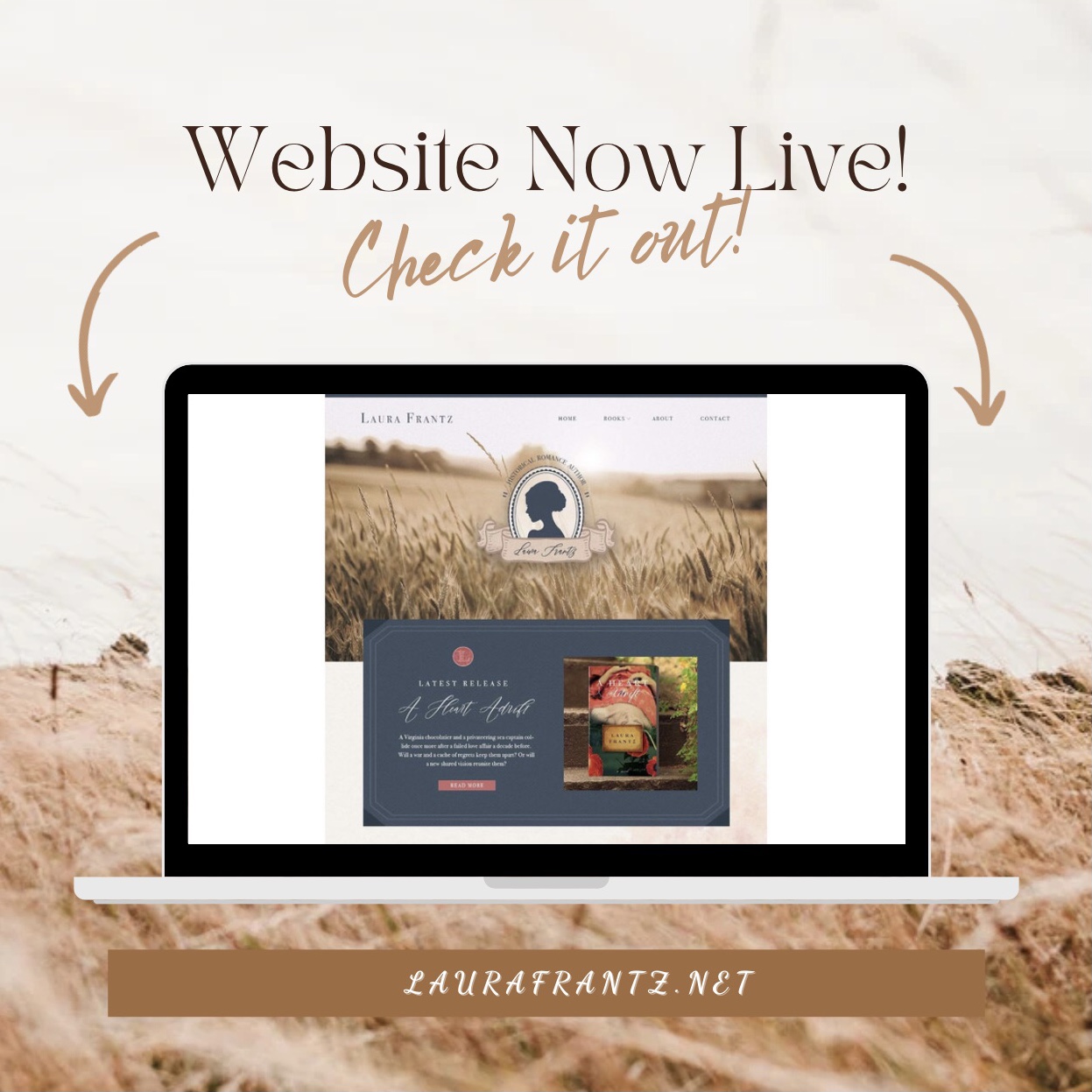 My new online home! - Laura Frantz